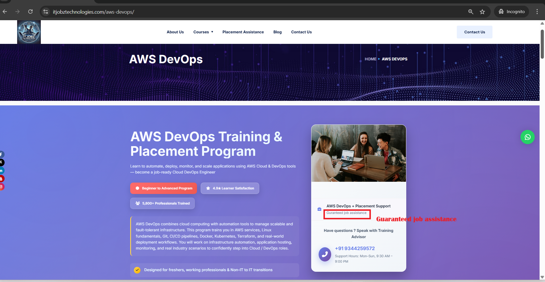 Bug #1697: Courses drop down – cloud & devops Spelling Mistake ...